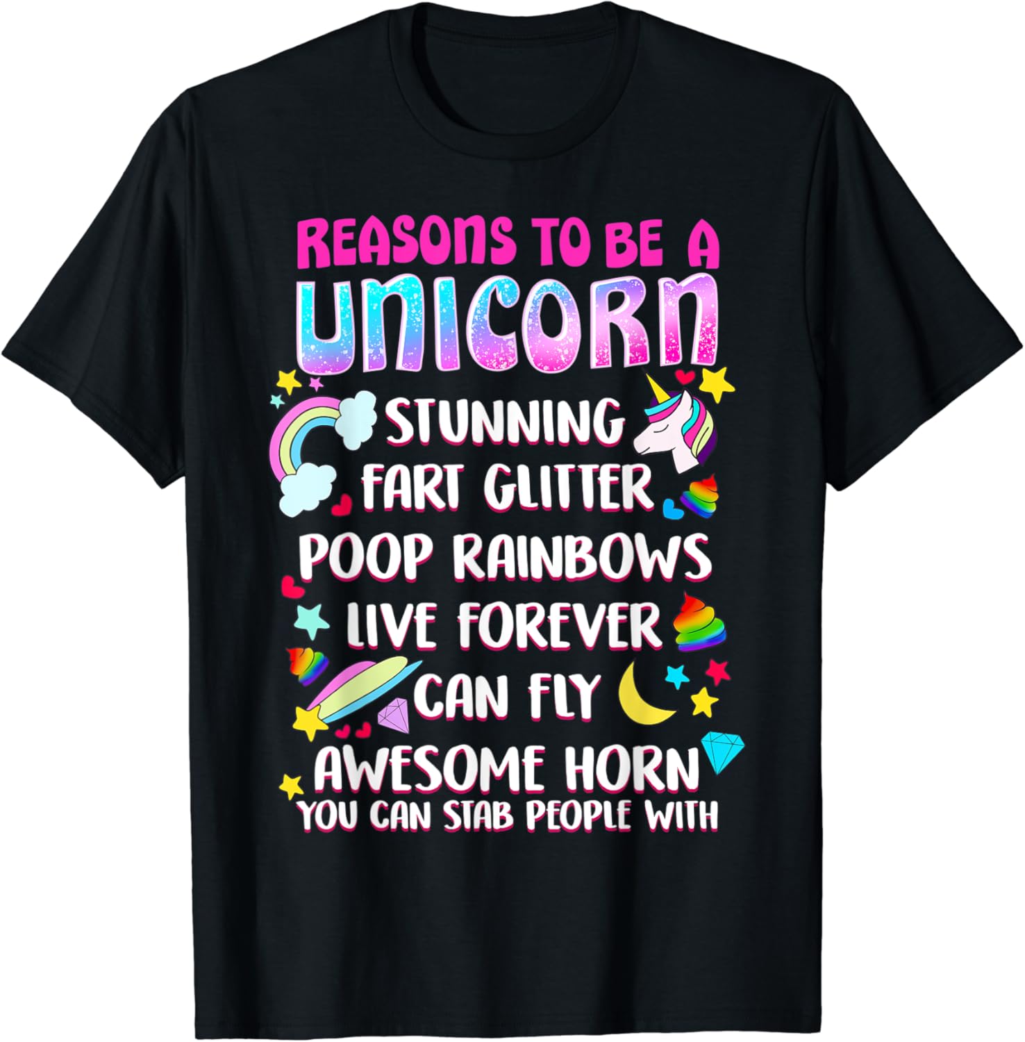 Amazon Reasons To Be A Unicorn Funny Unicorns Quotes Humor Gift T amazon-reasons-to-be-a-unicorn-funny-unicorns-quotes-humor-gift-t